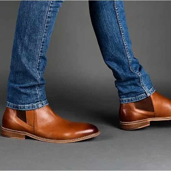 Thomas & Vine | Shoes | Thomas Vine Corbin Brown Leather Chelsea Boot ...